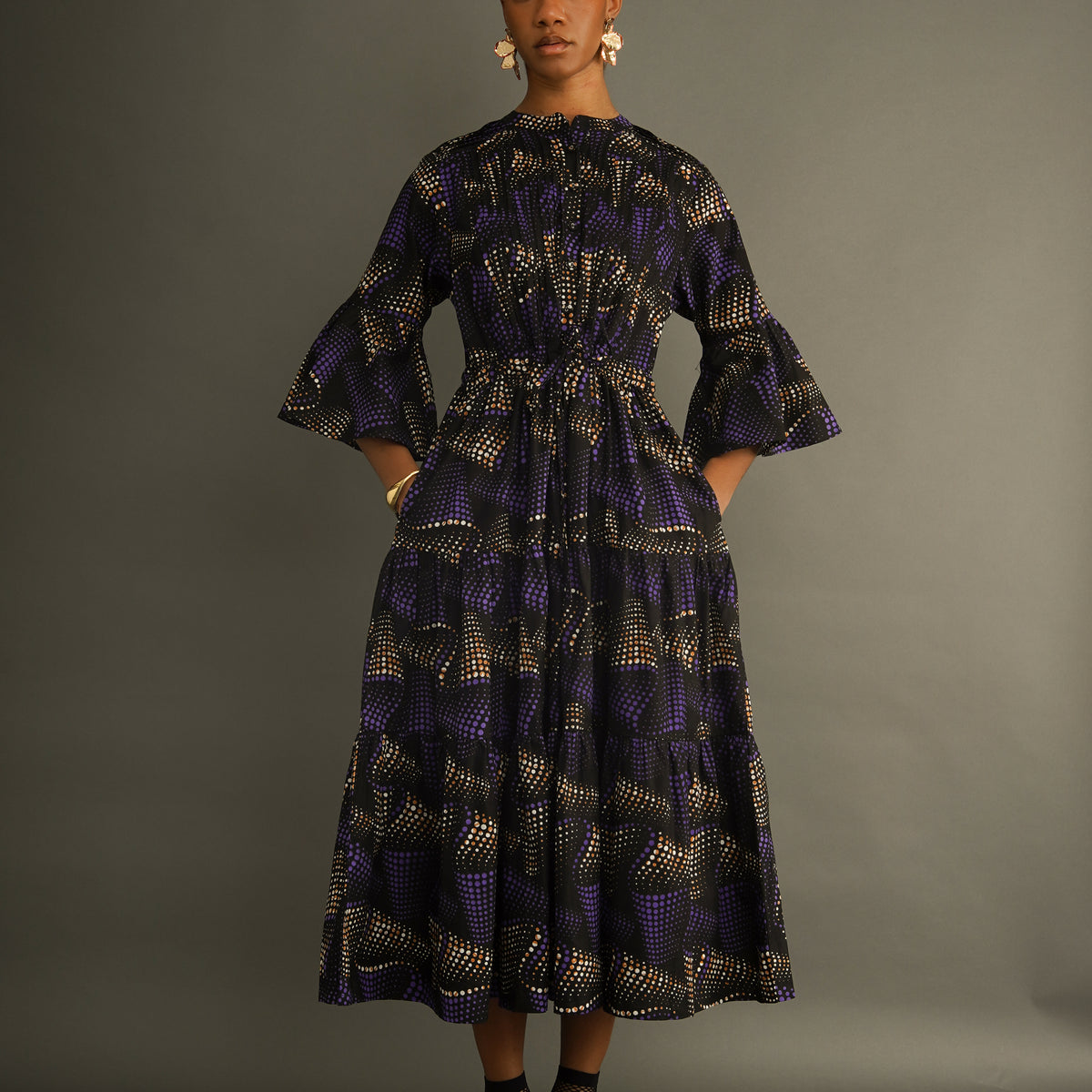 Solape Drawstring Dress | Kemi Telford